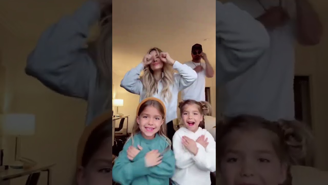 Watch an adorable family participate in a viral internet dance trend