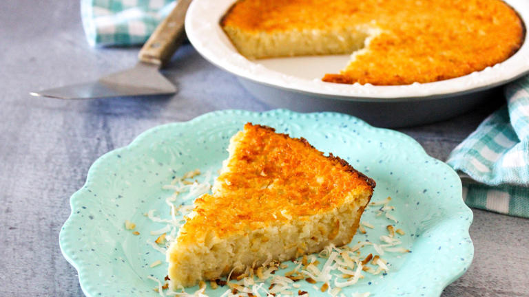 This Coconut Custard Pie Is One Of The Easiest Pie Recipes Impossible