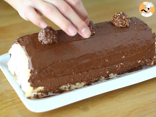 Ferrero rocher yule log - video recipe!