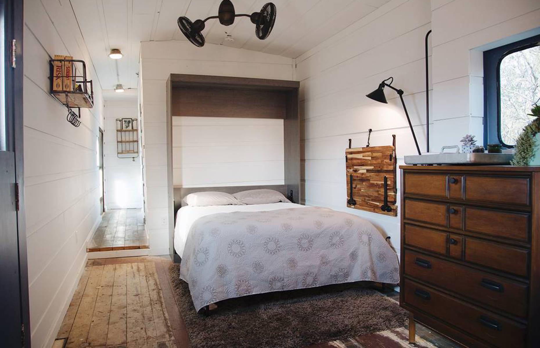 These 10 tiny homes built inside trains are totally unique
