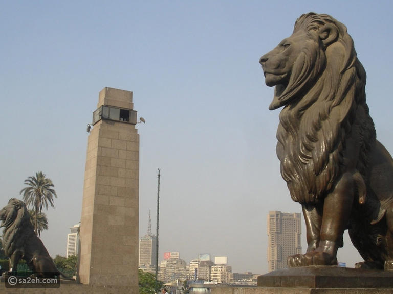 صممت بعهد الخديوي إسماعيل وانتحر صانعها قصة أسدي قصر النيل