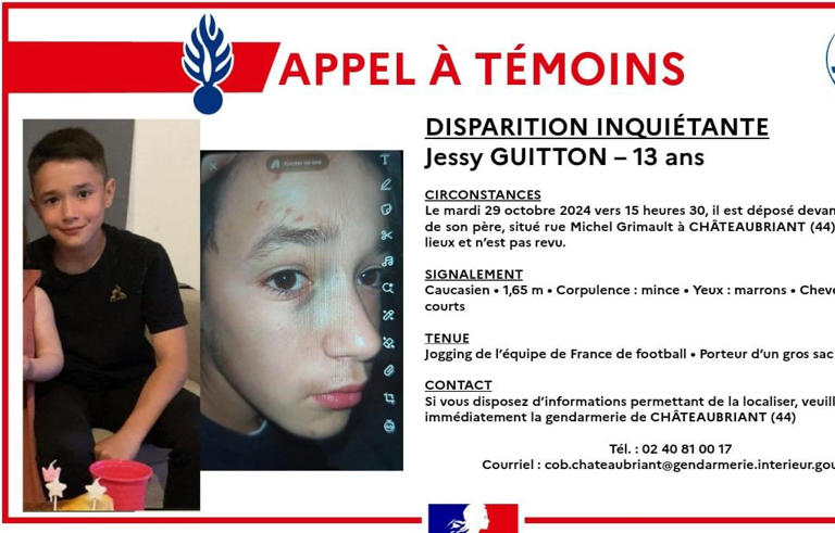 Loire-Atlantique : Un appel à témoins après la disparition inquiétante ... Loire-Atlantique : Un appel à témoins après la disparition inquiétante ...