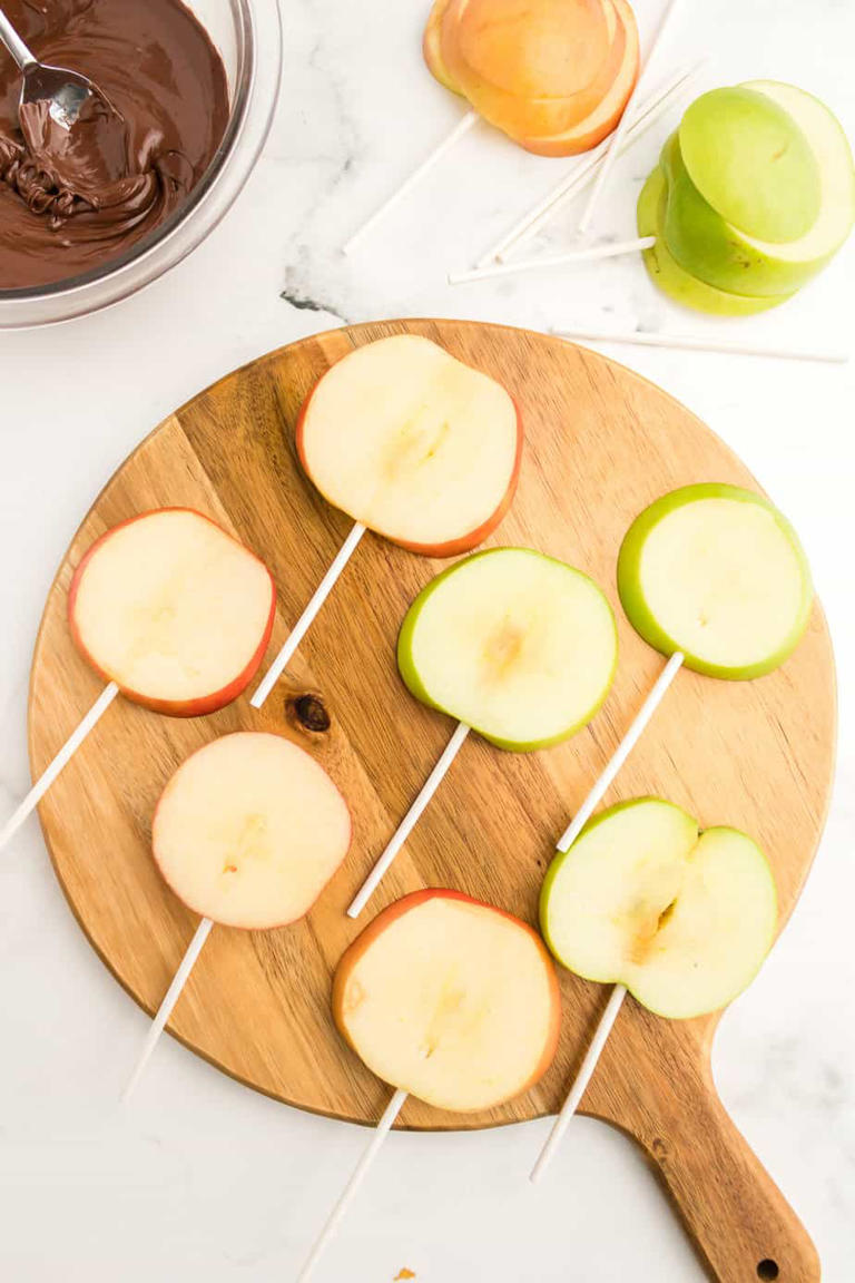 Caramel Apple Slices