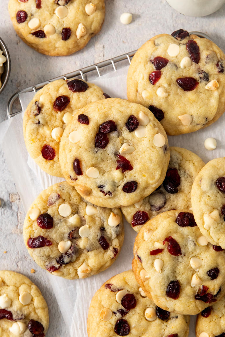 White Chocolate Cranberry Cookies