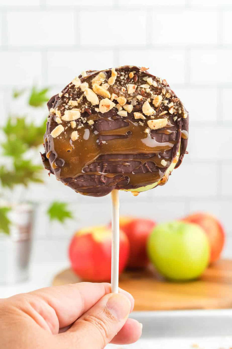Caramel Apple Slices