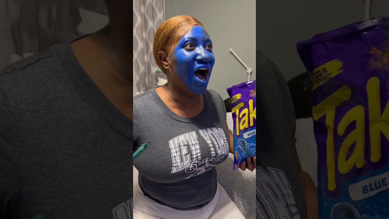 Mom Turned Blue Eating Takis