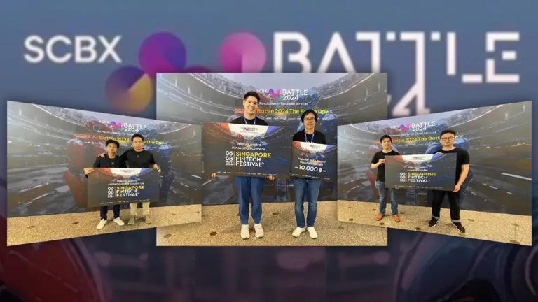 เปิดโฉม 3 ผู้ชนะ ‘SCBX AI Battle 2024’ เส้นทางสู่ ‘AI-first Organization’ เปิดโฉม 3 ผู้ชนะ ‘SCBX AI Battle 2024’ เส้นทางสู่ ‘AI-first Organization’