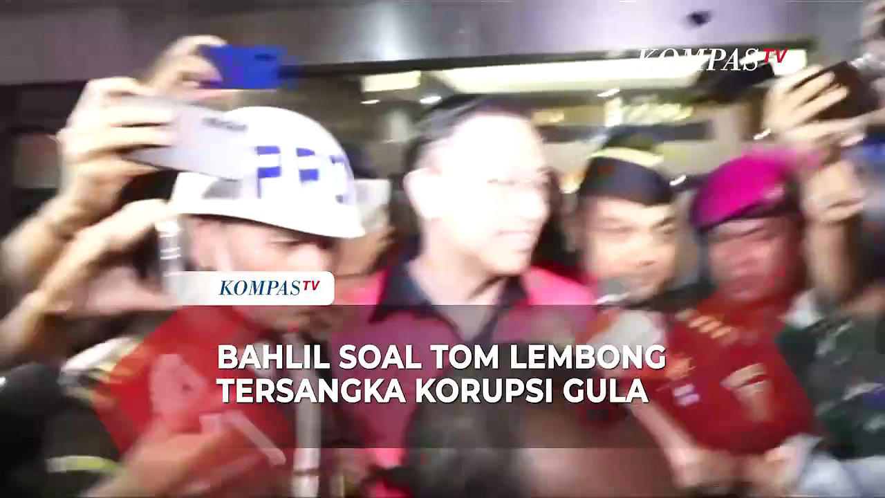 Tanggapan Bahlil soal Tom Lembong Tersangka Korupsi Impor Gula Tanggapan Bahlil soal Tom Lembong Tersangka Korupsi Impor Gula