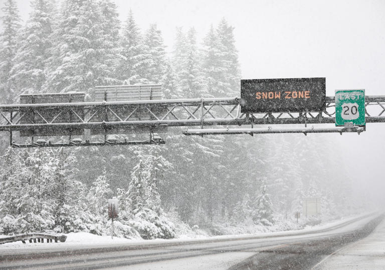 Winter weather advisory issued for Oregon's Cascade mountain passes