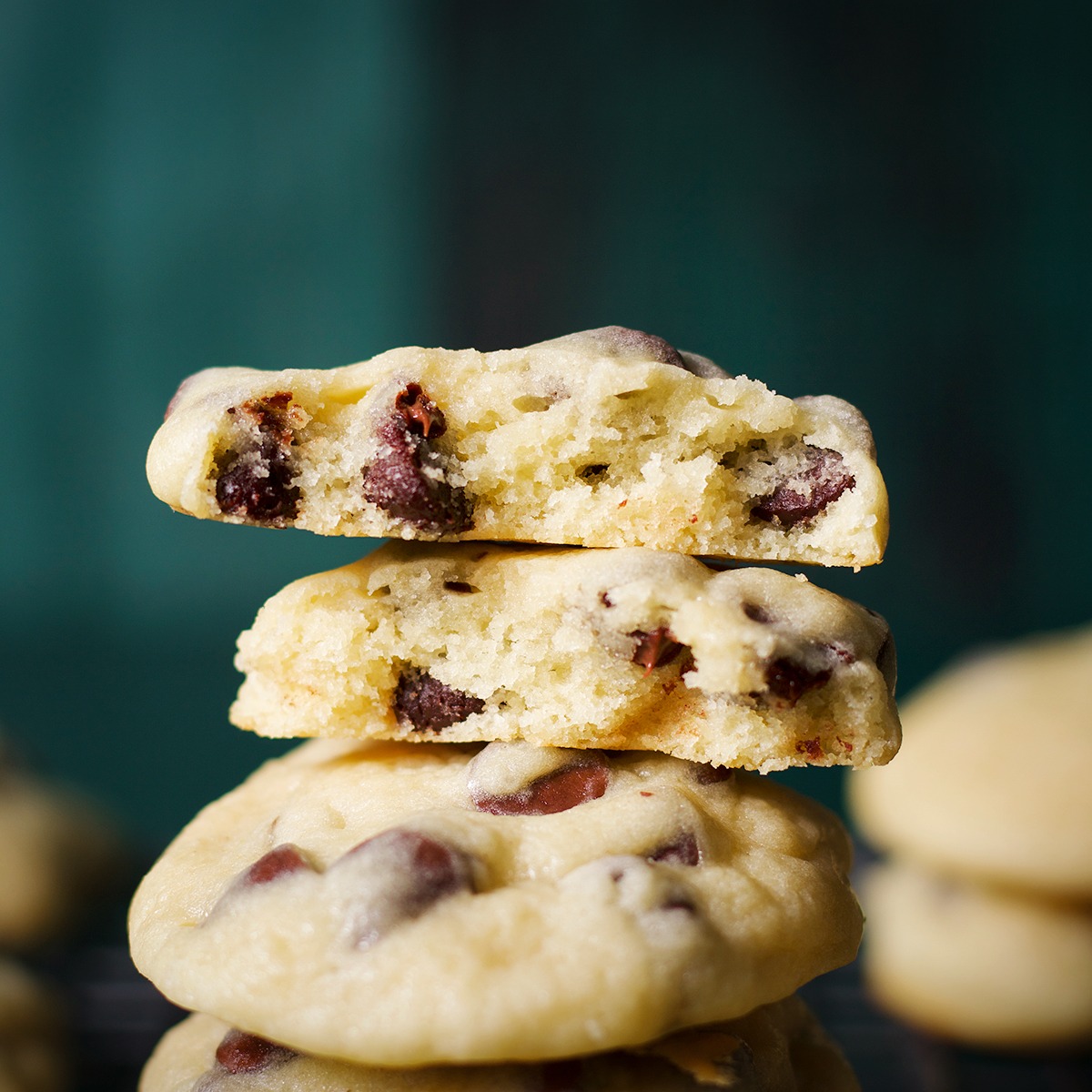 Cream Cheese Chocolate Chip Cookies Melt In Your Mouth