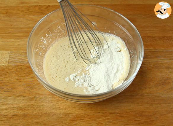 Beer batter crepes with blonde beer