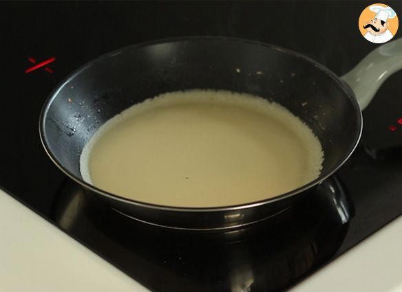 Beer batter crepes with blonde beer