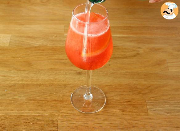 Spritz, the famous italian cocktail with aperol