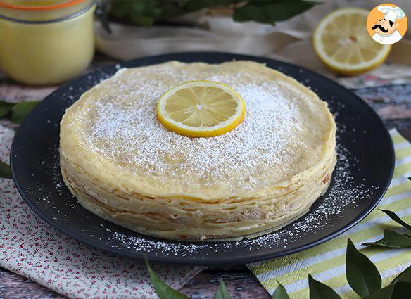 Gâteau de crêpes au citron