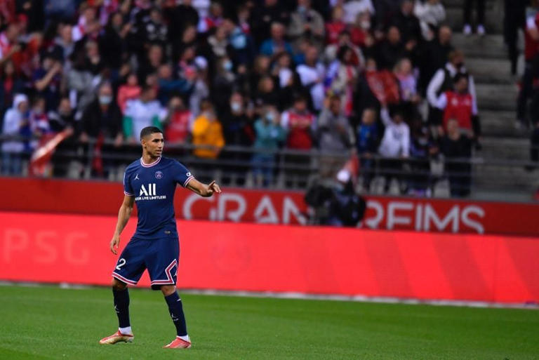 Achraf Hakimi valued at 80 million euros, ranks sixth among Ligue 1’s ...