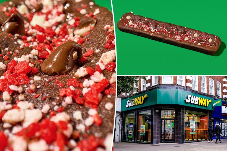 Subway unveils festive footlong cookie for the holidays — with a ... Subway unveils festive footlong cookie for the holidays — with a ...
