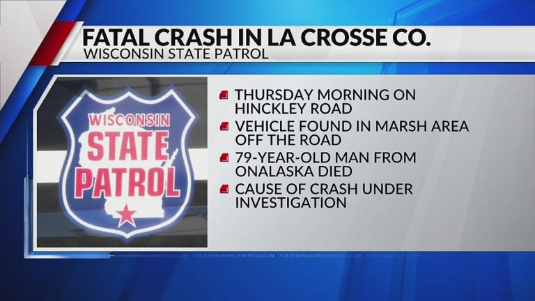 Fatal, single-car, accident in La Crosse County Fatal, single-car, accident in La Crosse County