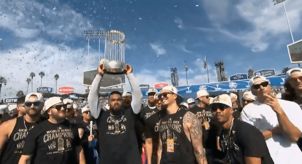 Dodgers Visit DC to Celebrate World Series Win