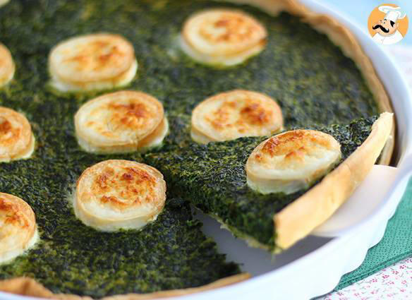 Quiche aux épinards et au fromage de chèvre
