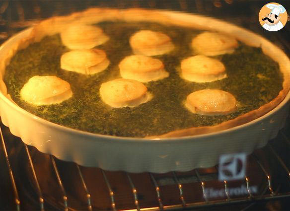 Quiche aux épinards et au fromage de chèvre