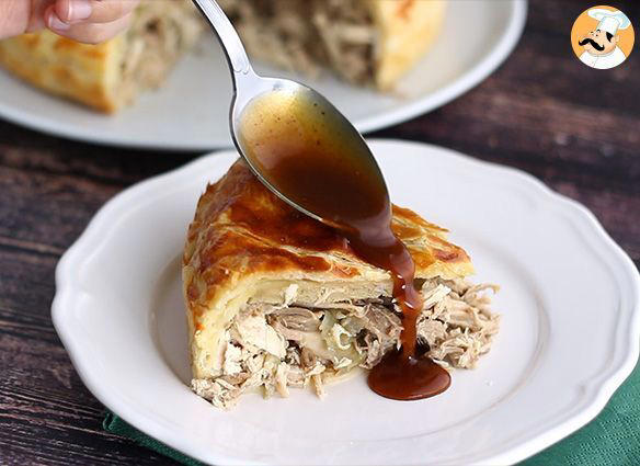Tourte à la pintade au foie gras
