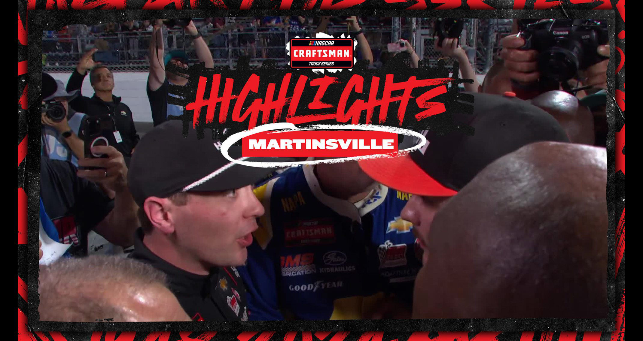 Tempers flare: Taylor Gray confronts Christian Eckes in Victory Lane Tempers flare: Taylor Gray confronts Christian Eckes in Victory Lane