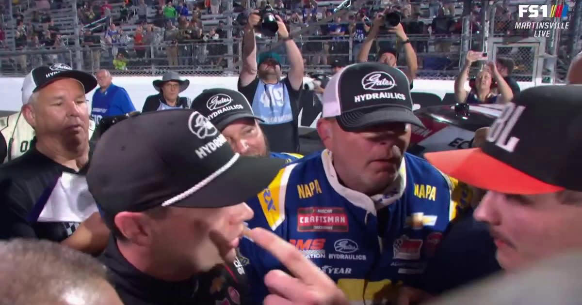 Taylor Gray confronts, vows revenge after Christian Eckes wins in ... Taylor Gray confronts, vows revenge after Christian Eckes wins in ...
