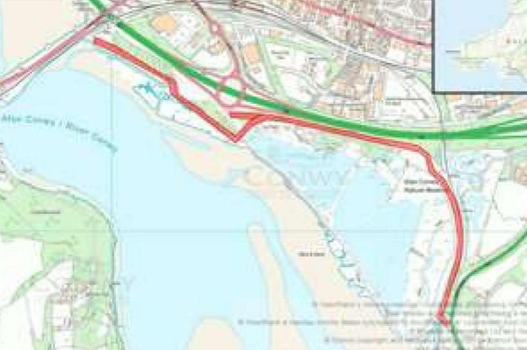 Work on new Conwy link route with two bridges set to restart