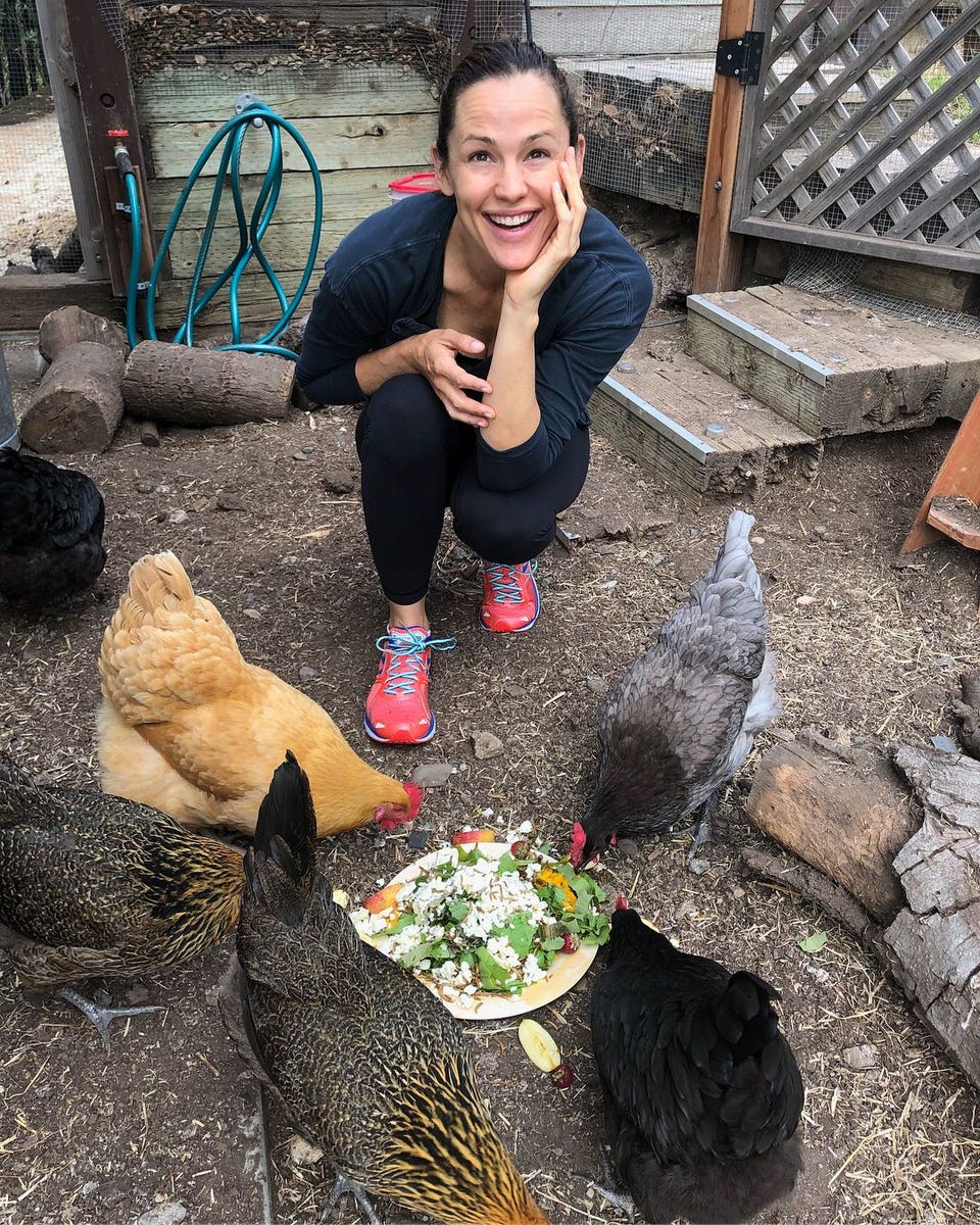 37 Celebrities You'd Be Surprised Keep Chickens in Their Backyards