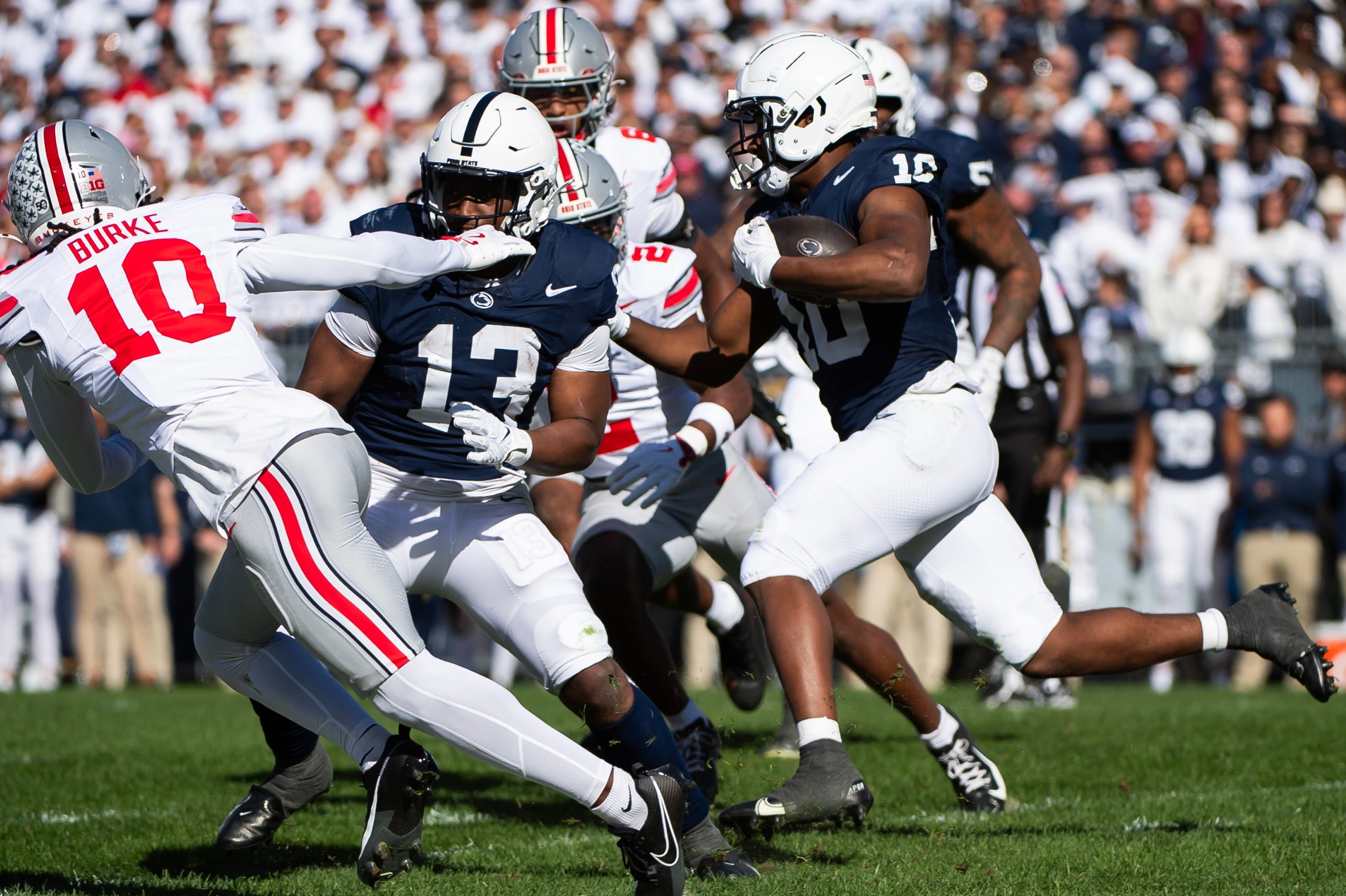 James Franklin: Why Penn State football's Nick Singleton, Kaytron Allen ...