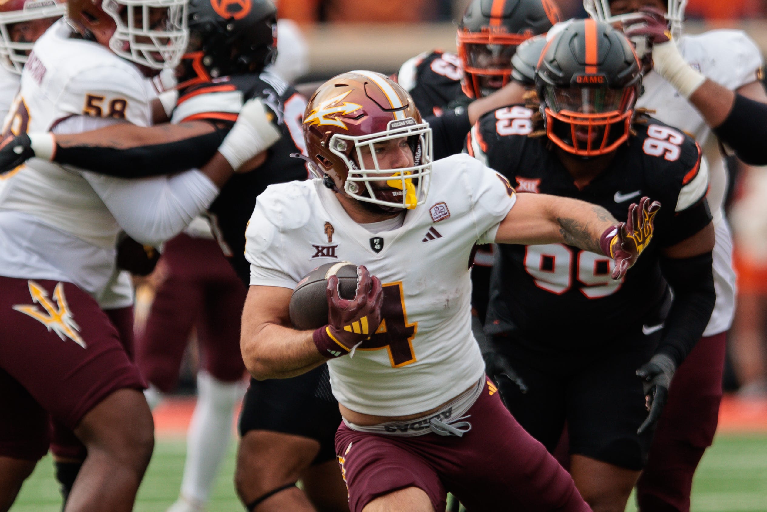 Cam Skattebo NFL draft projections: Final mock drafts for Arizona State ...