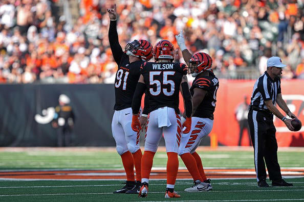 Bengals defensive end Trey Hendrickson has four sacks vs Raiders, leads ...