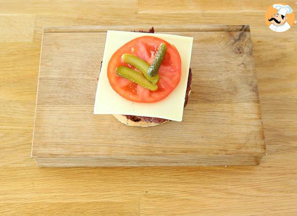 Vegetarian red bean burger
