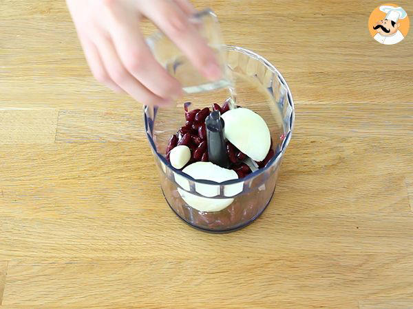 Vegetarian red bean burger