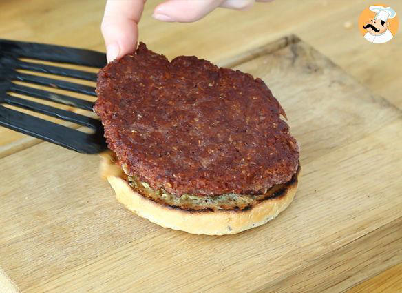 Vegetarian red bean burger