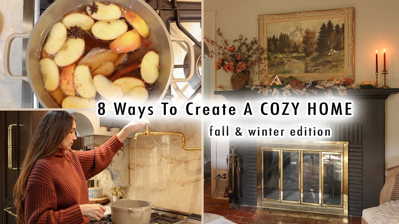 8 cozy home ideas that make fall and winter feel magical