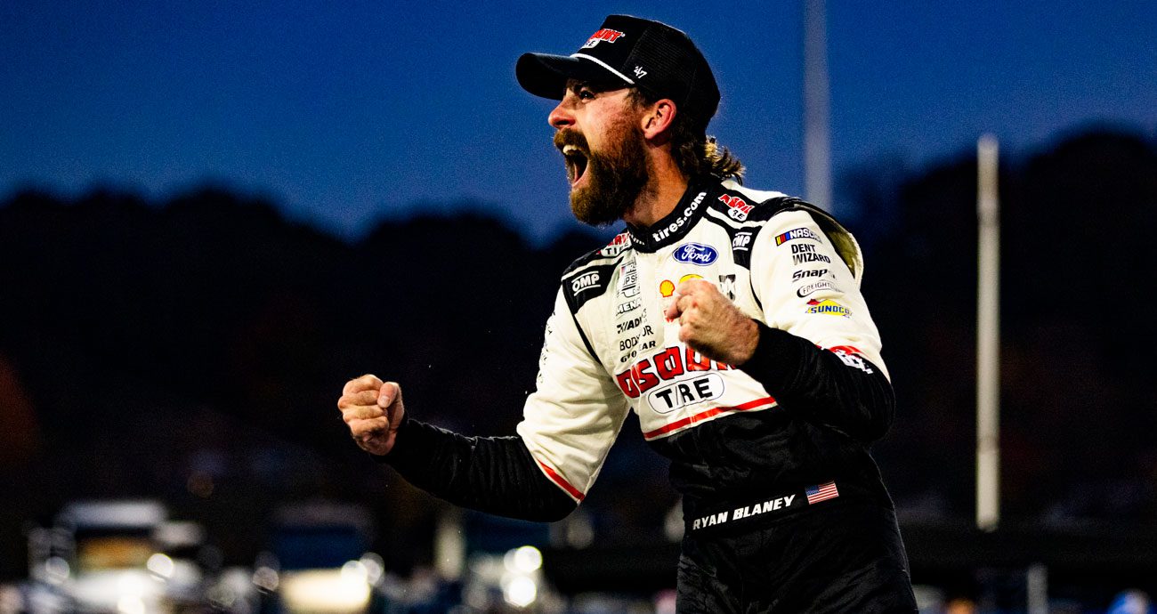 Ticket punched: Ryan Blaney closes out dramatic, walk-off Martinsville win