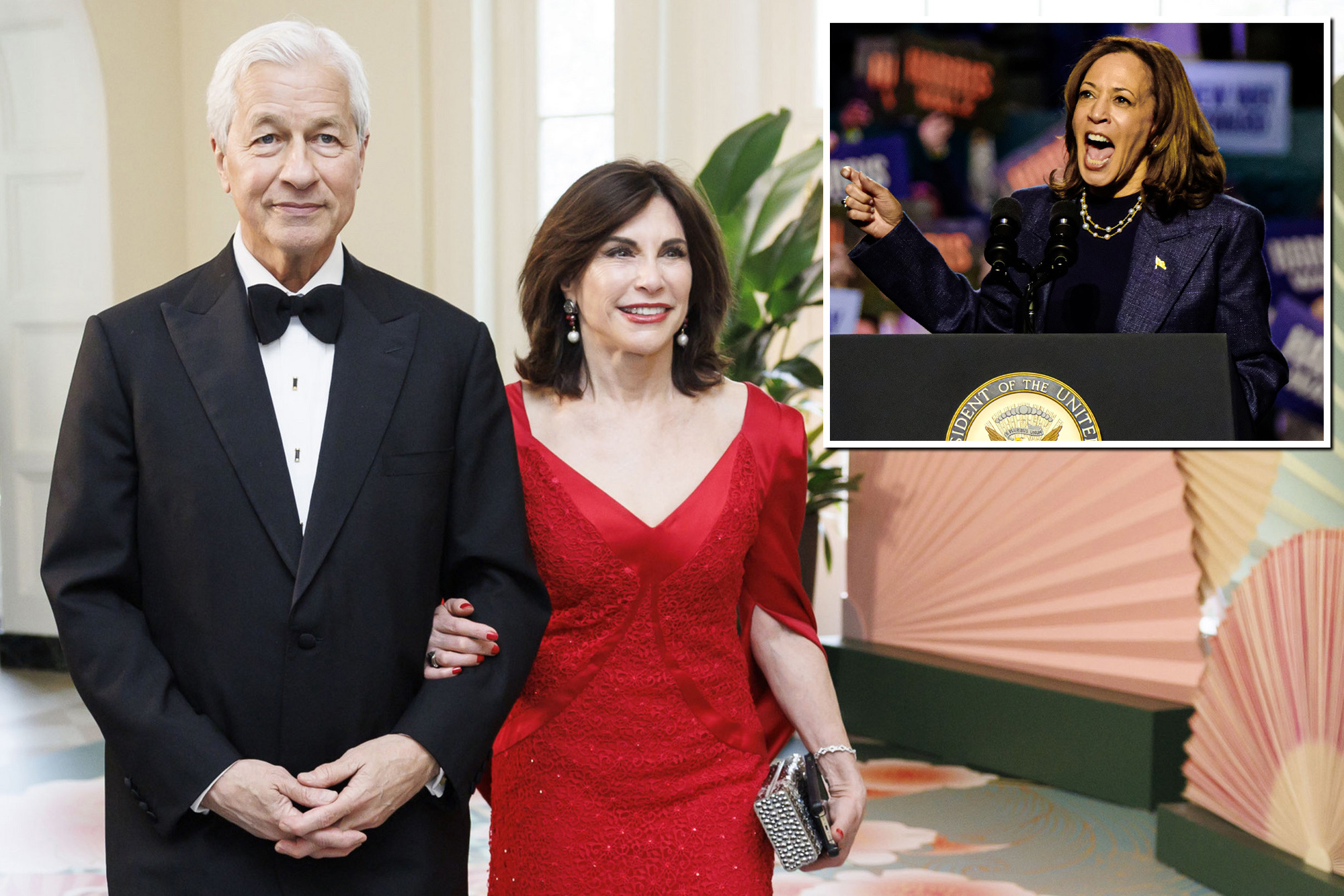 JPMorgan Chase CEO Jamie Dimon’s wife knocks on doors for Kamala Harris ... JPMorgan Chase CEO Jamie Dimon’s wife knocks on doors for Kamala Harris ...