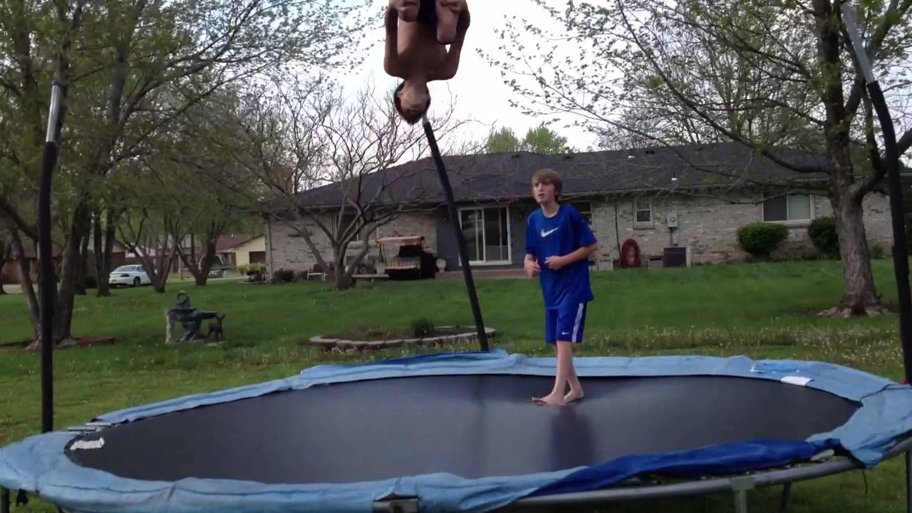 Double Backflip Fail Captured in Midair