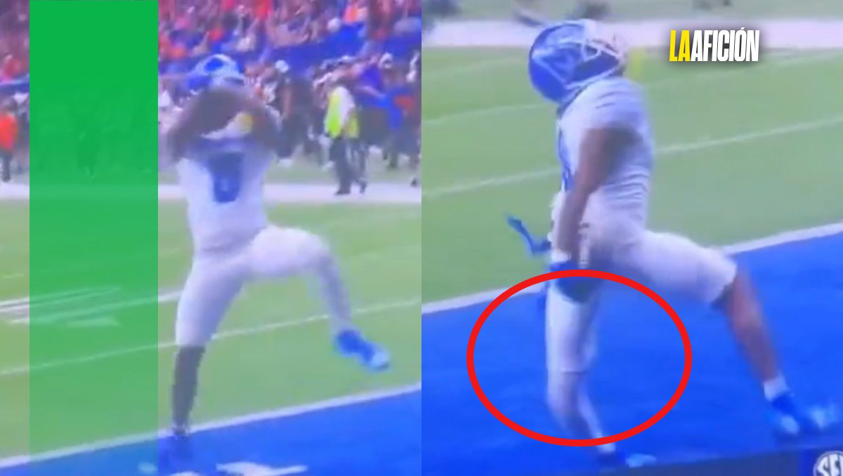 Jugador de futbol americano sufre terrible lesión al festejar como ... Jugador de futbol americano sufre terrible lesión al festejar como ...