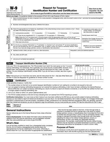 How to Fill Out a W-9 Form: Request for Taxpayer Identification Number ...