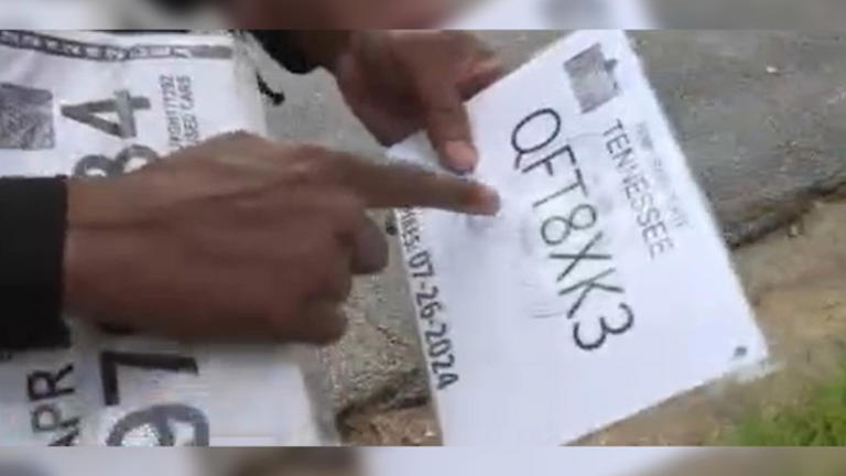 MPD cracking down on drivers using fake temporary tags