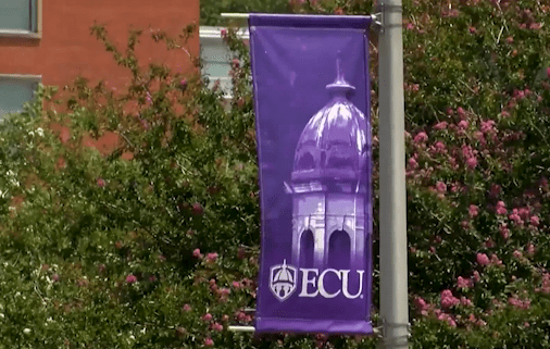 ECU jumps into annual Polar Bear Plunge Thursday