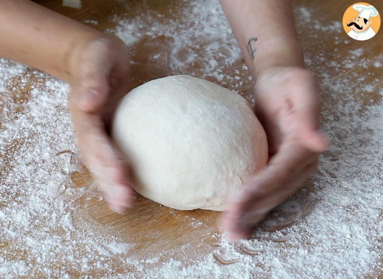 Bollos de pan sin amasado - ¡resultado crujiente y tierno!