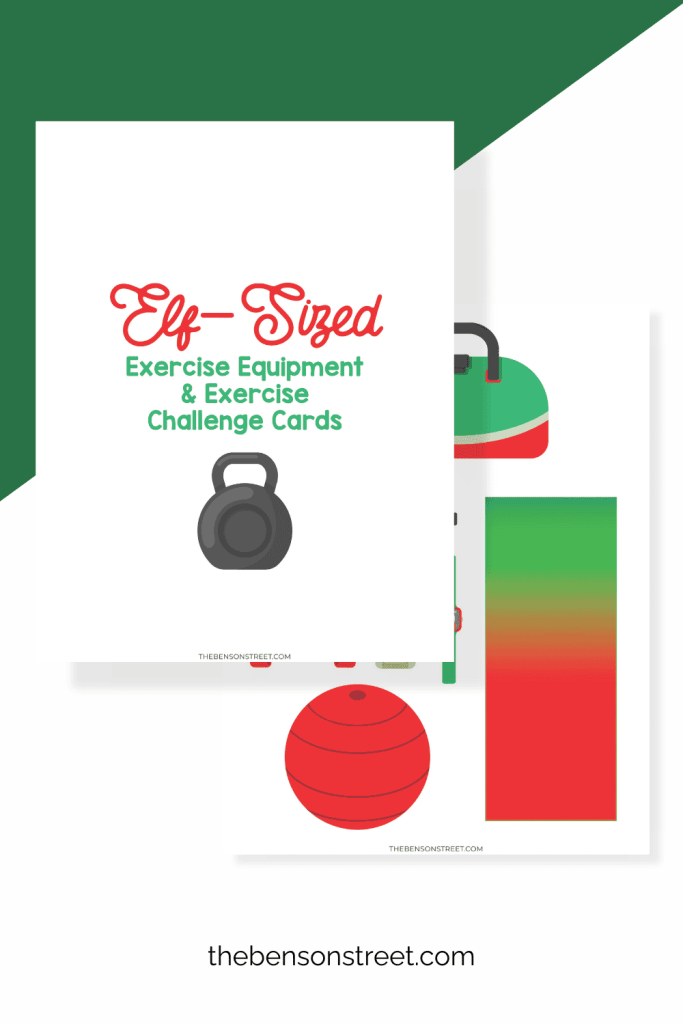 Free Printable Elf on the Shelf Exercise Equipment Props – Keep Your ...