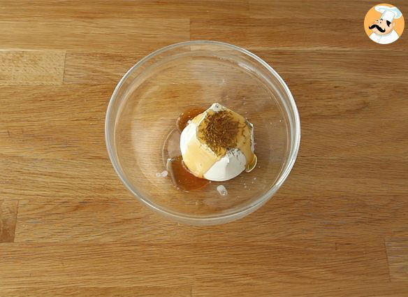 Goat cheese and honey samosas