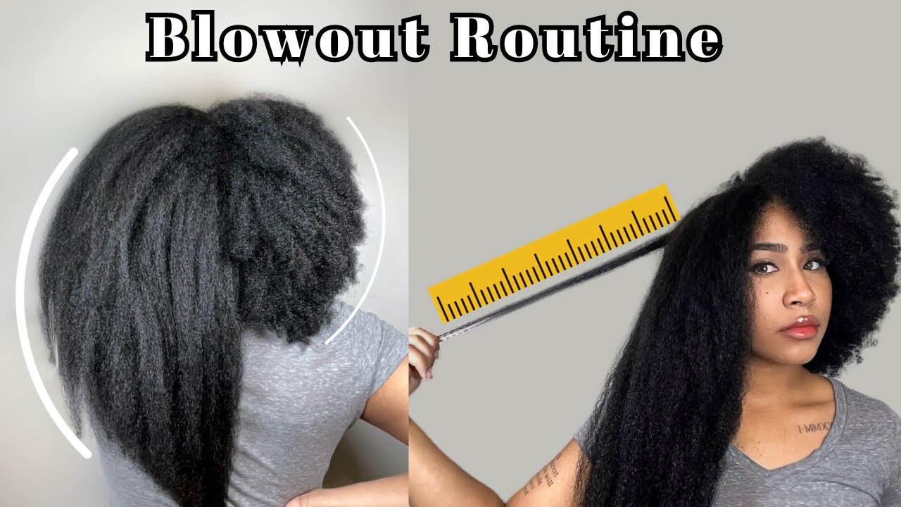 My Blowout Routine for my THICK NATURAL LONG HAIR Revair