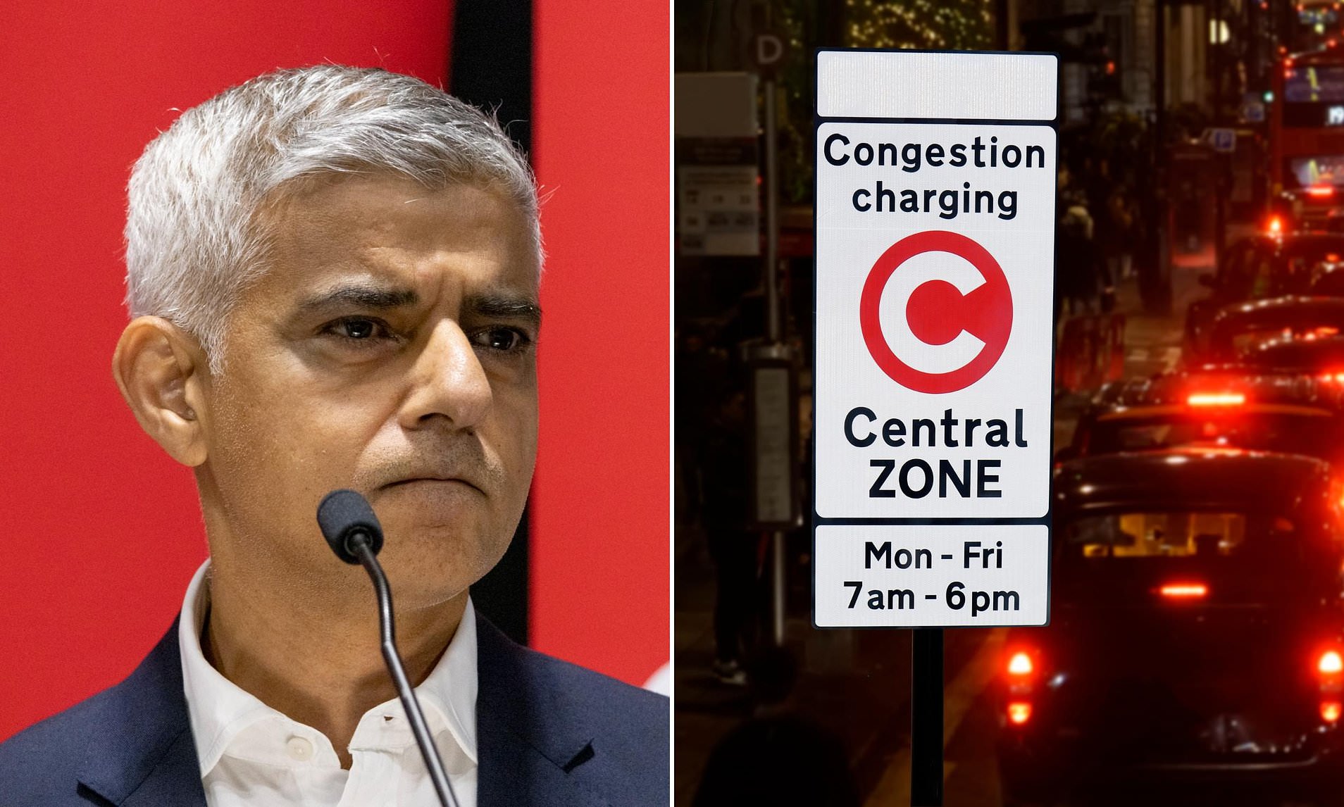 Sadiq Khan was set to introduce a £2 pay-per-mile tax to drive in ...