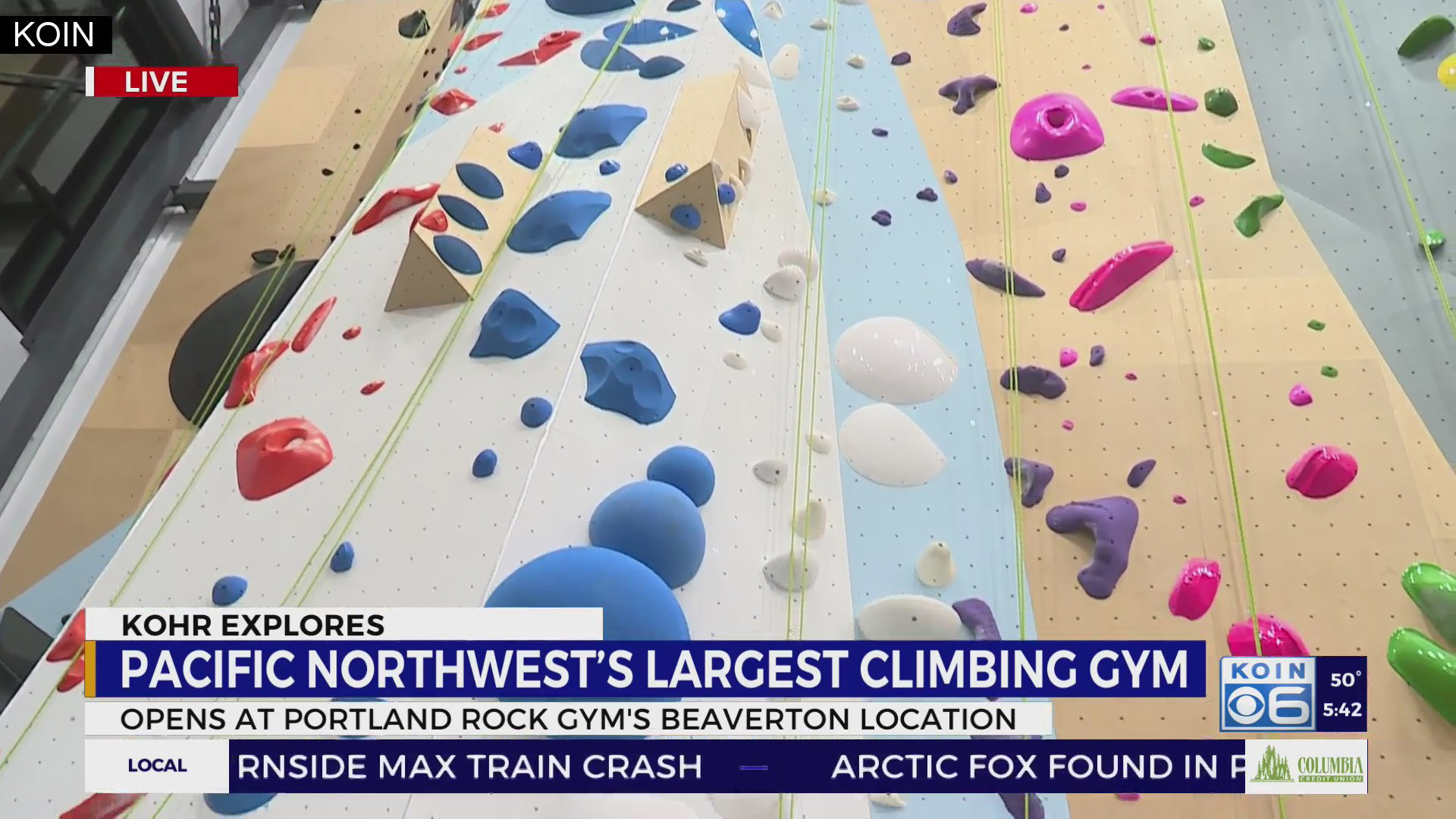 Kohr Explores: Portland Rock Gym celebrates new expansion Kohr Explores: Portland Rock Gym celebrates new expansion