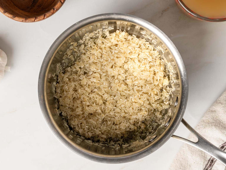 Creamy Garlic Parmesan Rice